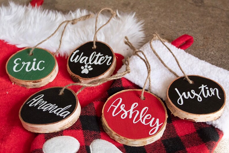 Name Tags Personalized Gift Tags Custom Calligraphy Gift | Etsy