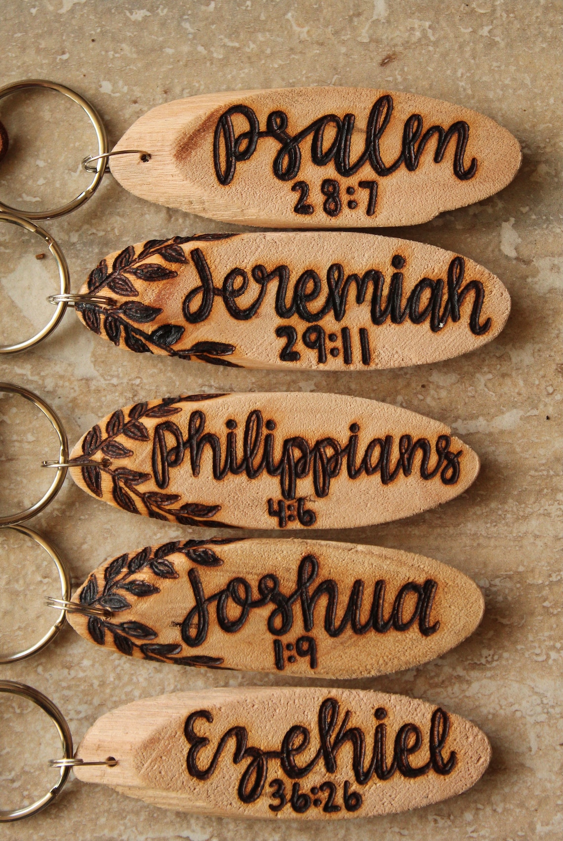 Custom Bible Verse Keychain | Bible Verse Key Chain | Key Chain | Bible ...