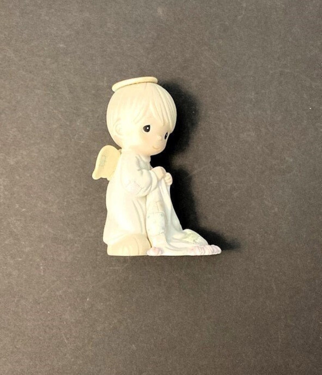 Precious Moments Boy Angel Figurine, Wishing You a Comfy Christmas - Etsy