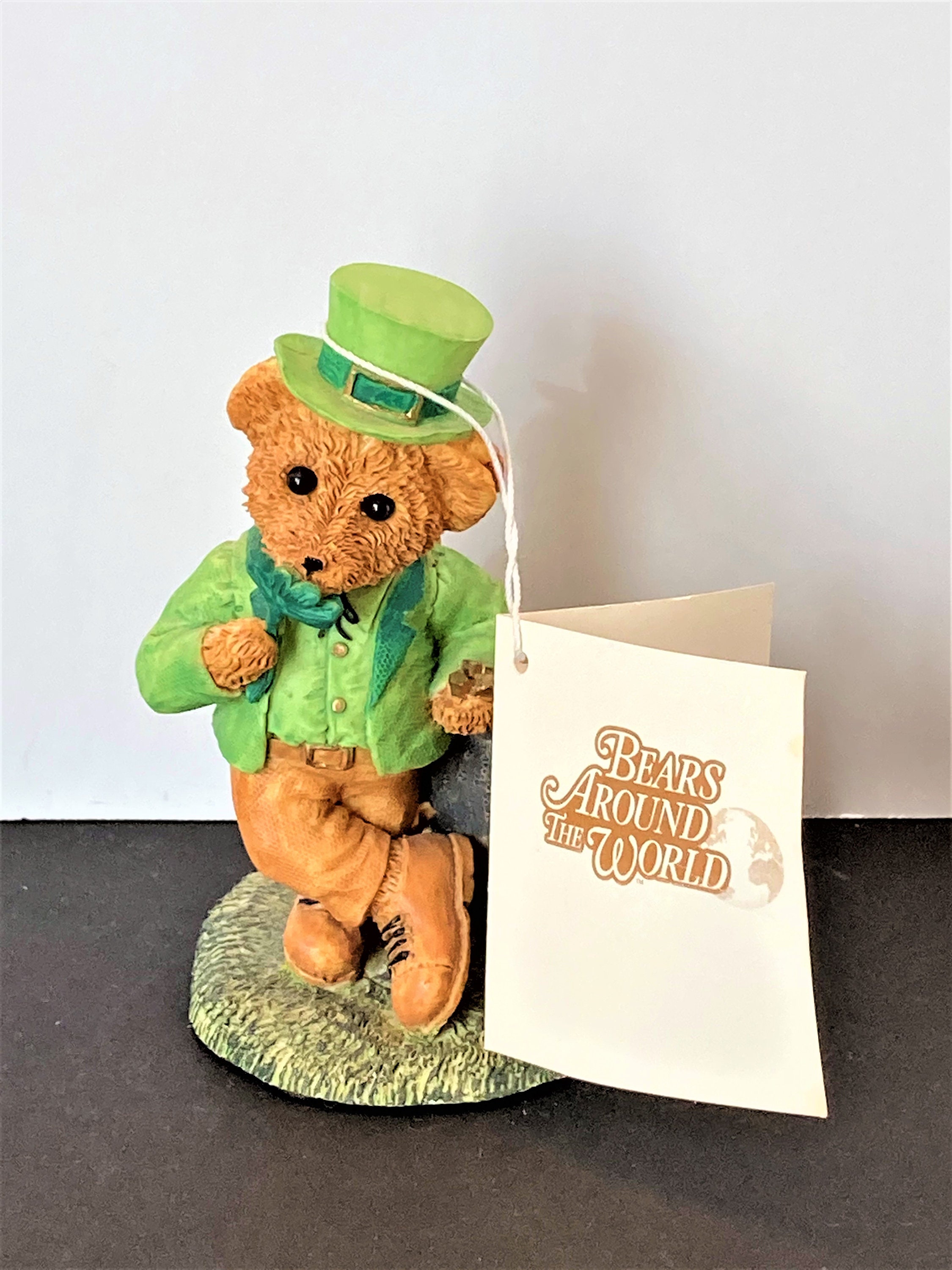 Ireland Bears around the World Teddy Bear RARE Figurine | Etsy