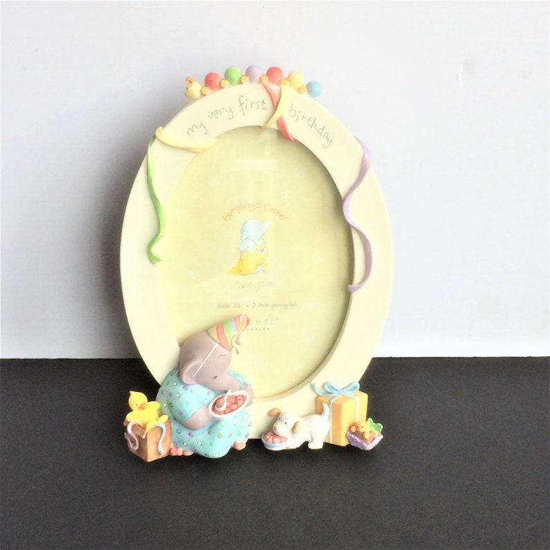 Babys First Birthday Oval Picture Frame 3 X 5 Humphreys | Etsy