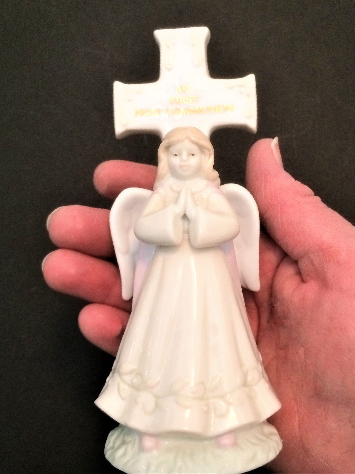 First Communion Angel Figurine Catholic Gift Gift for Girl | Etsy