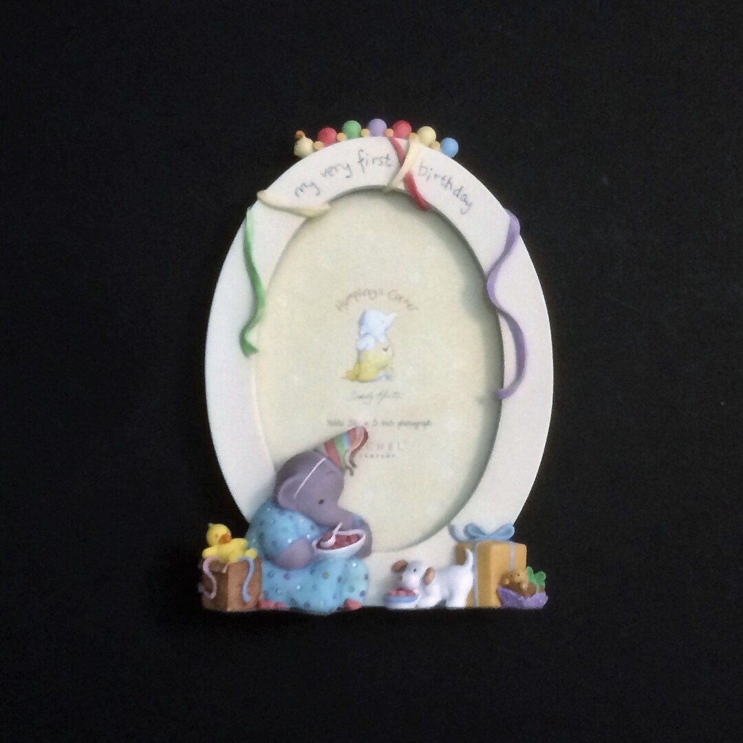 Babys First Birthday, Oval Picture Frame, 3 X 5, Humphreys Corner, Kids ...