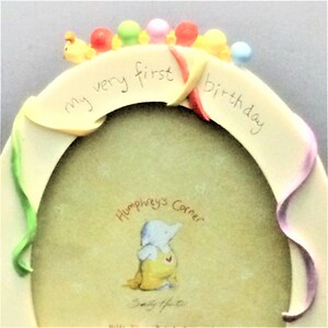 Babys First Birthday, Oval Picture Frame, 3 X 5, Humphreys Corner, Kids ...