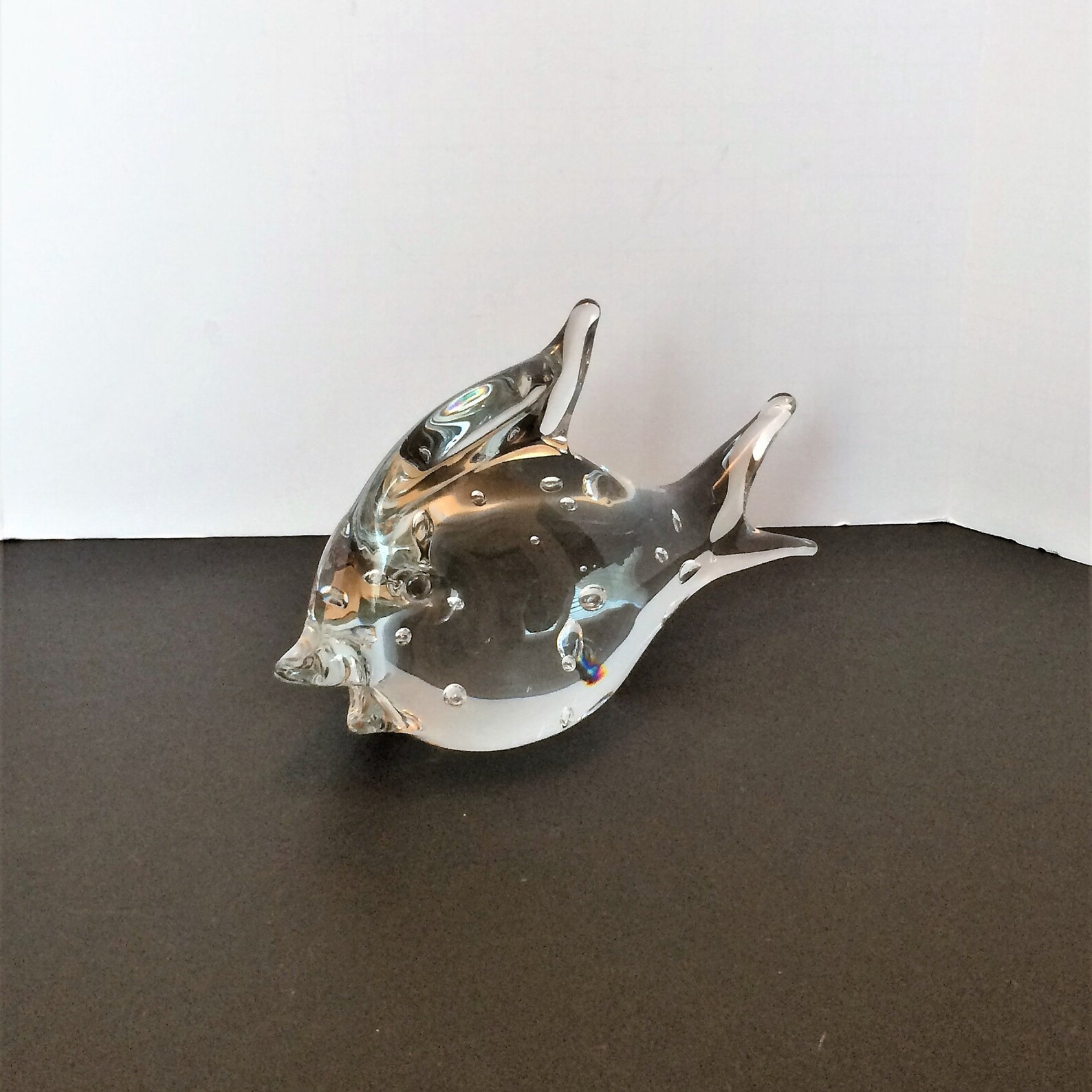 Large Glass Fish FM Ronneby Blown Glass Fish Lover Coastal - Etsy
