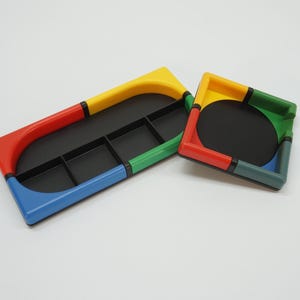 Vintage Colorful Desk Organizer Set: 80s Memphis Style Tino Tt Design ...