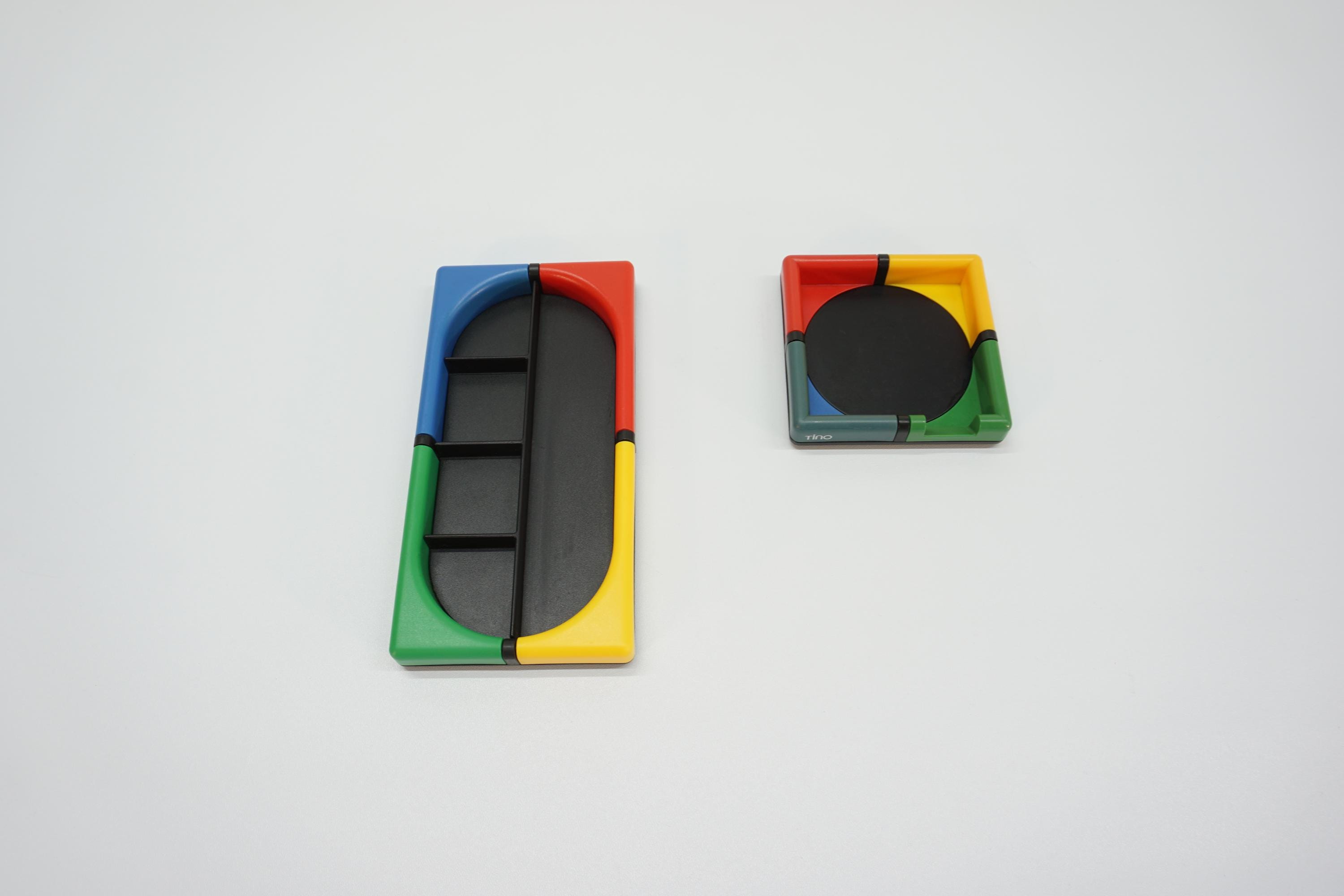 Vintage Colorful Desk Organizer Set: 80s Memphis Style Tino Tt Design ...