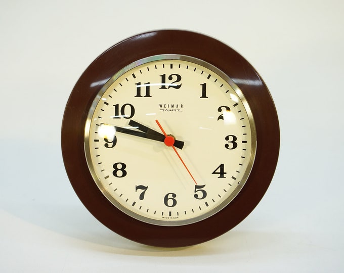 Vintage Capsule Wall Clock / Space Age Clock / Weimar Clock / 70s Clock ...