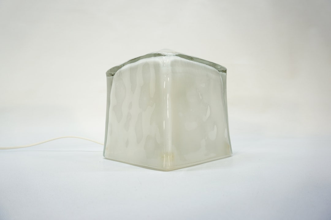 Vintage IKEA Iviken Table Lamp / Ice Cube Lamp / 90s / Post Modern ...