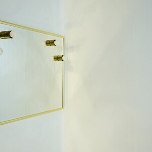 Vintage Wall Mirror / 80s Mirror / Iluminated Mirror/ Vintage Furniture ...