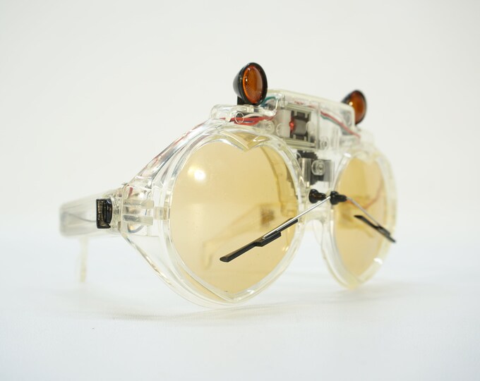 RARE Vintage Elton John Windshield Wiper Sunglasses / Heart Shaped ...