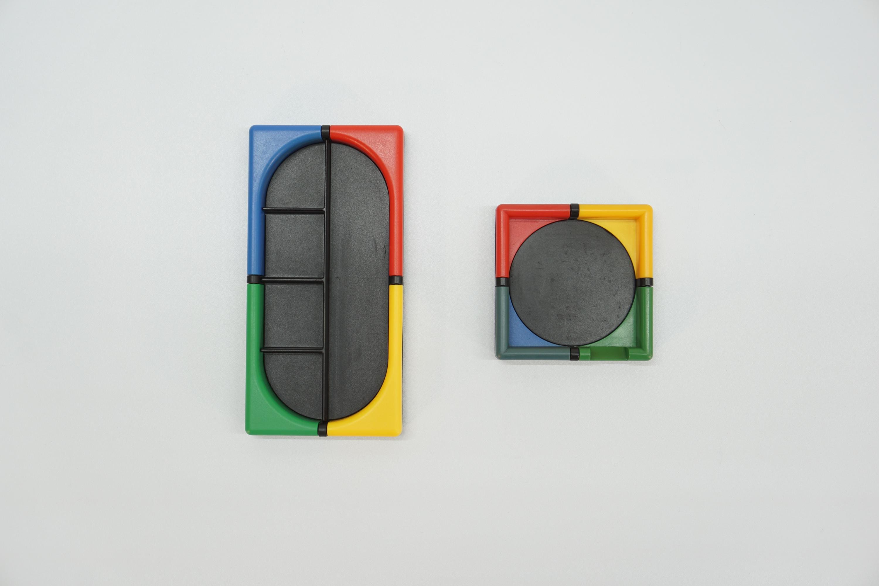 Vintage Colorful Desk Organizer Set: 80s Memphis Style Tino Tt Design ...
