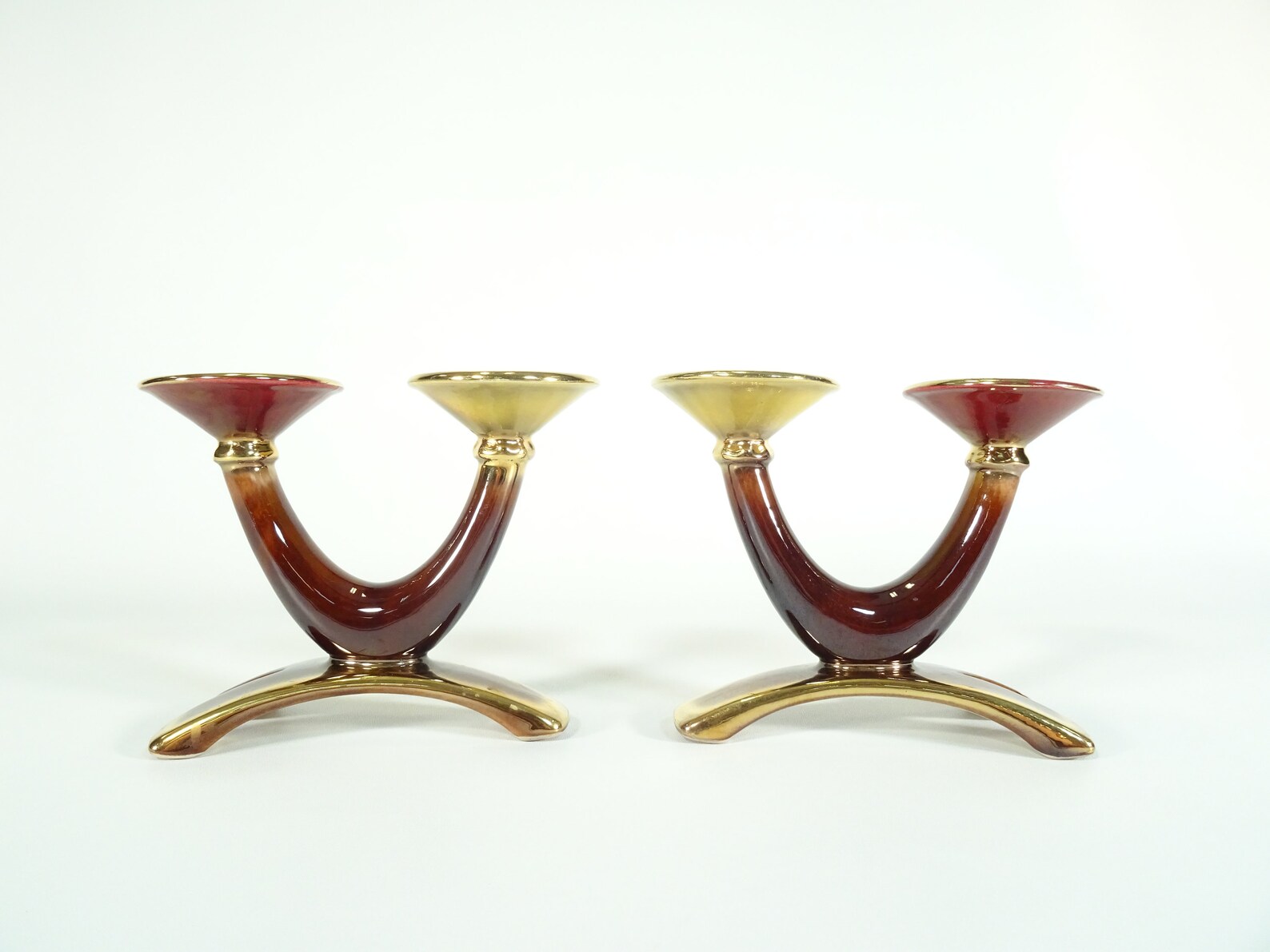 Vintage Candle Holder / Vintage Candlestick Holder / 50s | Etsy