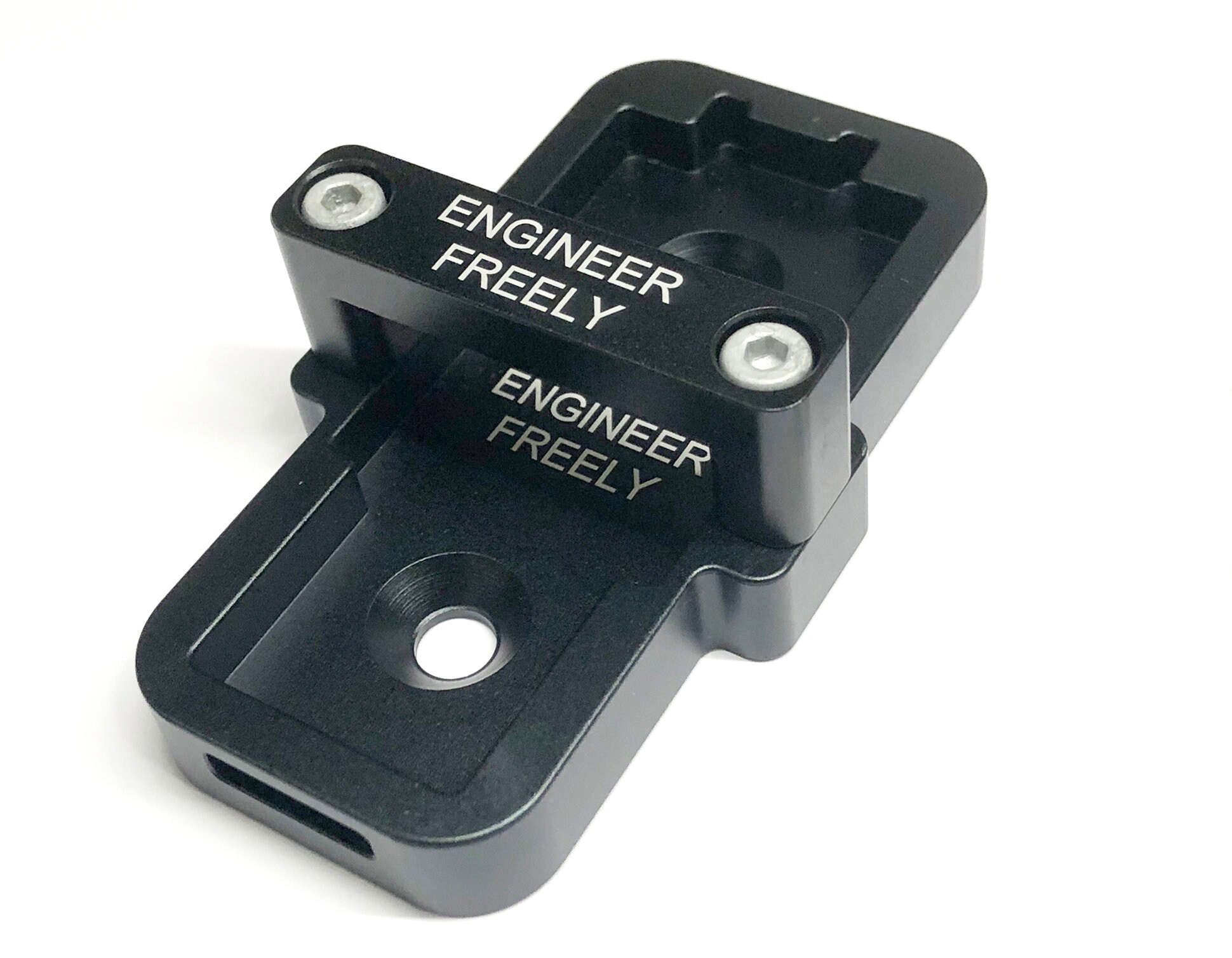 Aluminum E85 Sensor Bracket GM 13577429 or AEM 30-2200 Flex Fuel Mount ...