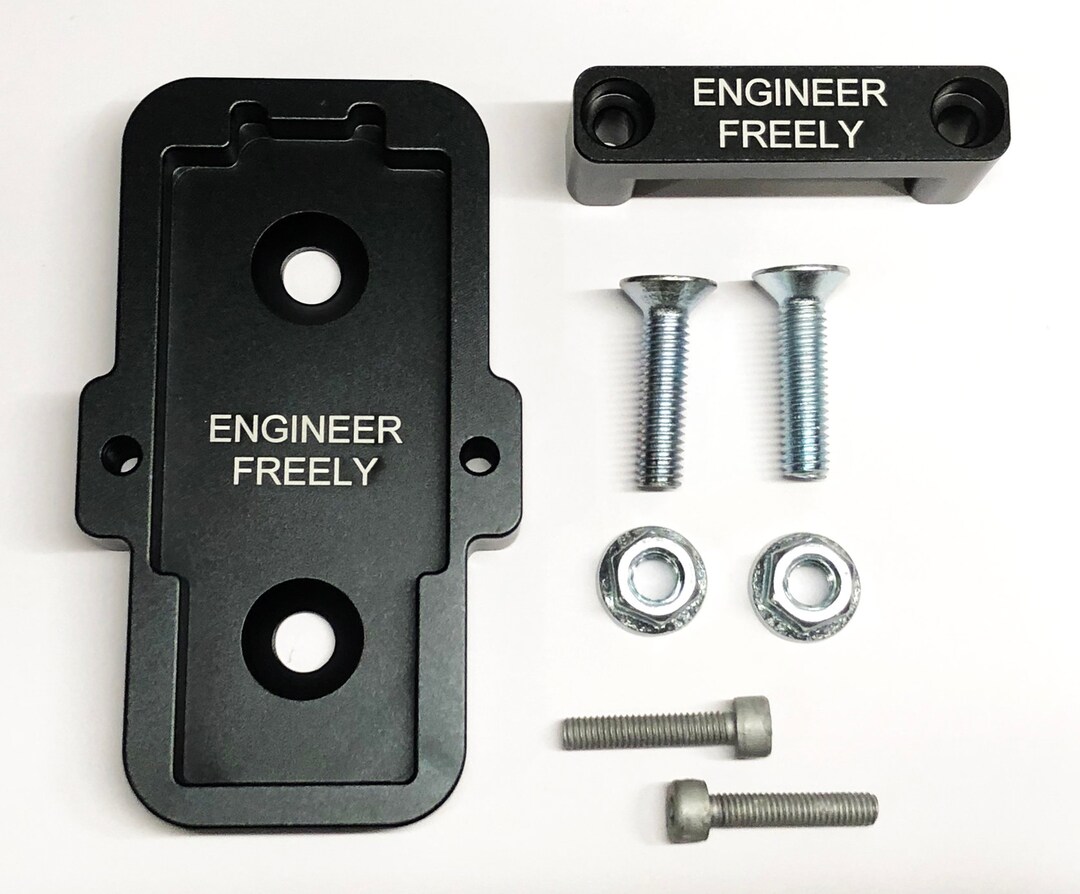 Aluminum E85 Sensor Bracket GM 13577429 or AEM 30-2200 Flex Fuel Mount ...