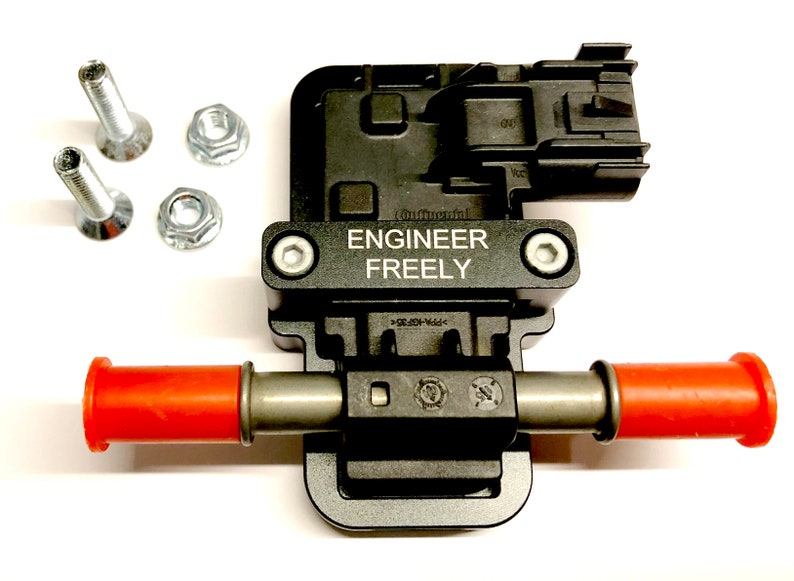 Aluminum E85 Sensor Bracket GM 13577429 or AEM 30-2200 Flex Fuel Mount ...