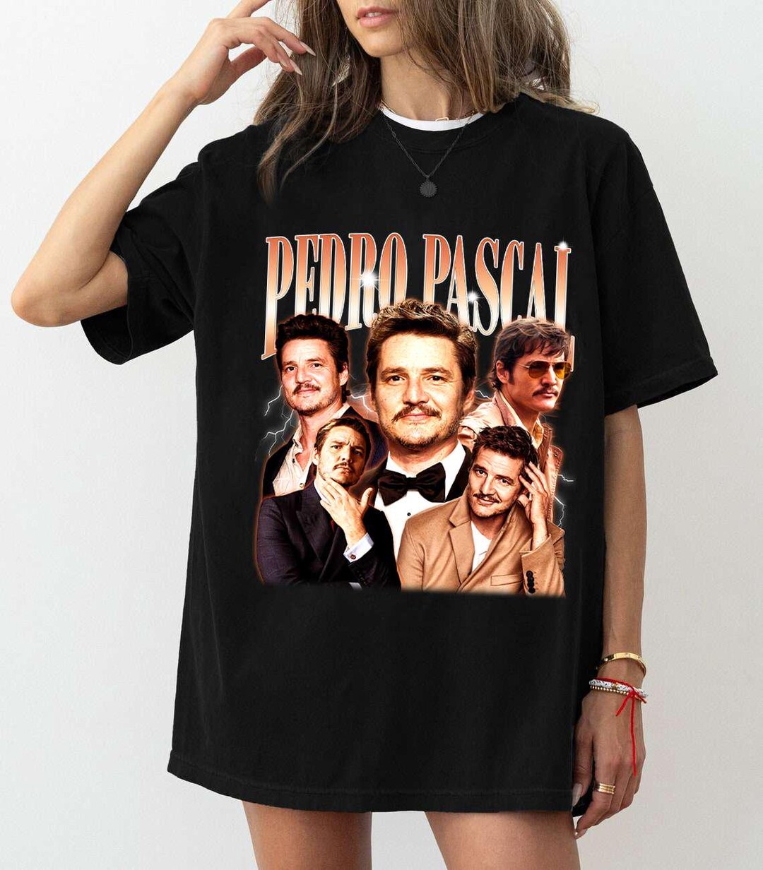 Vintage Pedro Pascal T-shirt, Pedro Pascal Fans Gift, Actor PEDRO ...