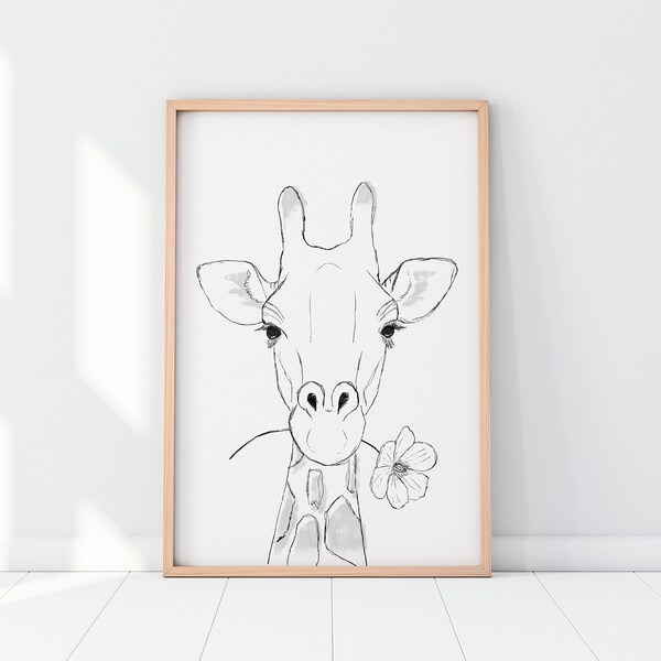 Giraffe Print - Etsy
