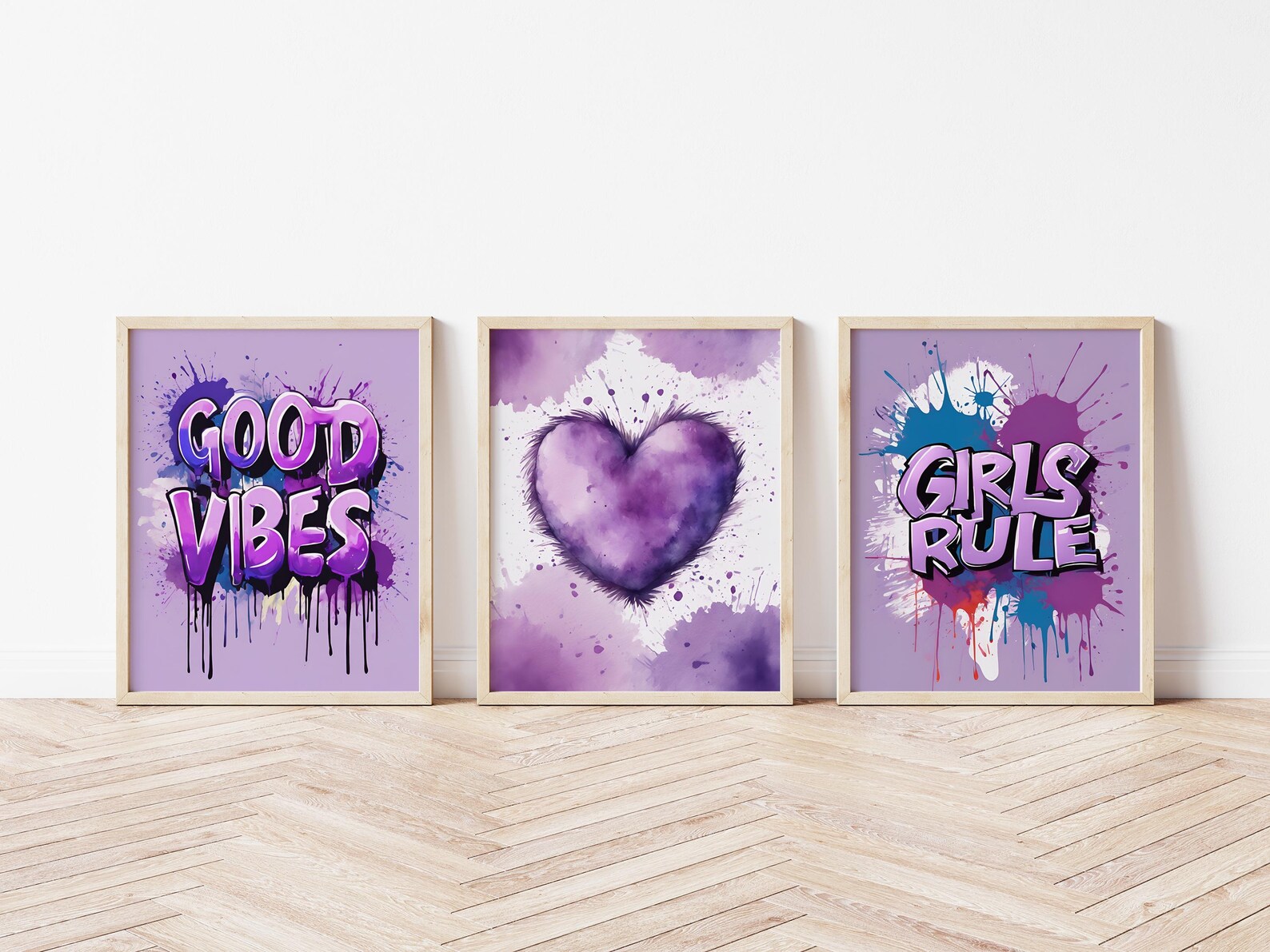Tween/teen Girls Bedroom Wall Art Décor, Teenager Create Your Own Set ...