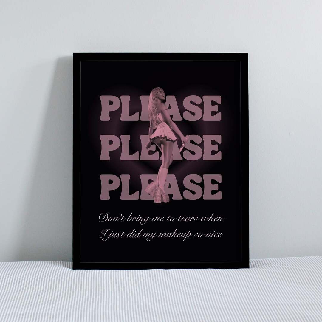 Tween Teen Girls Bedroom Wall Décor Prints, Print Set Teenager Please ...