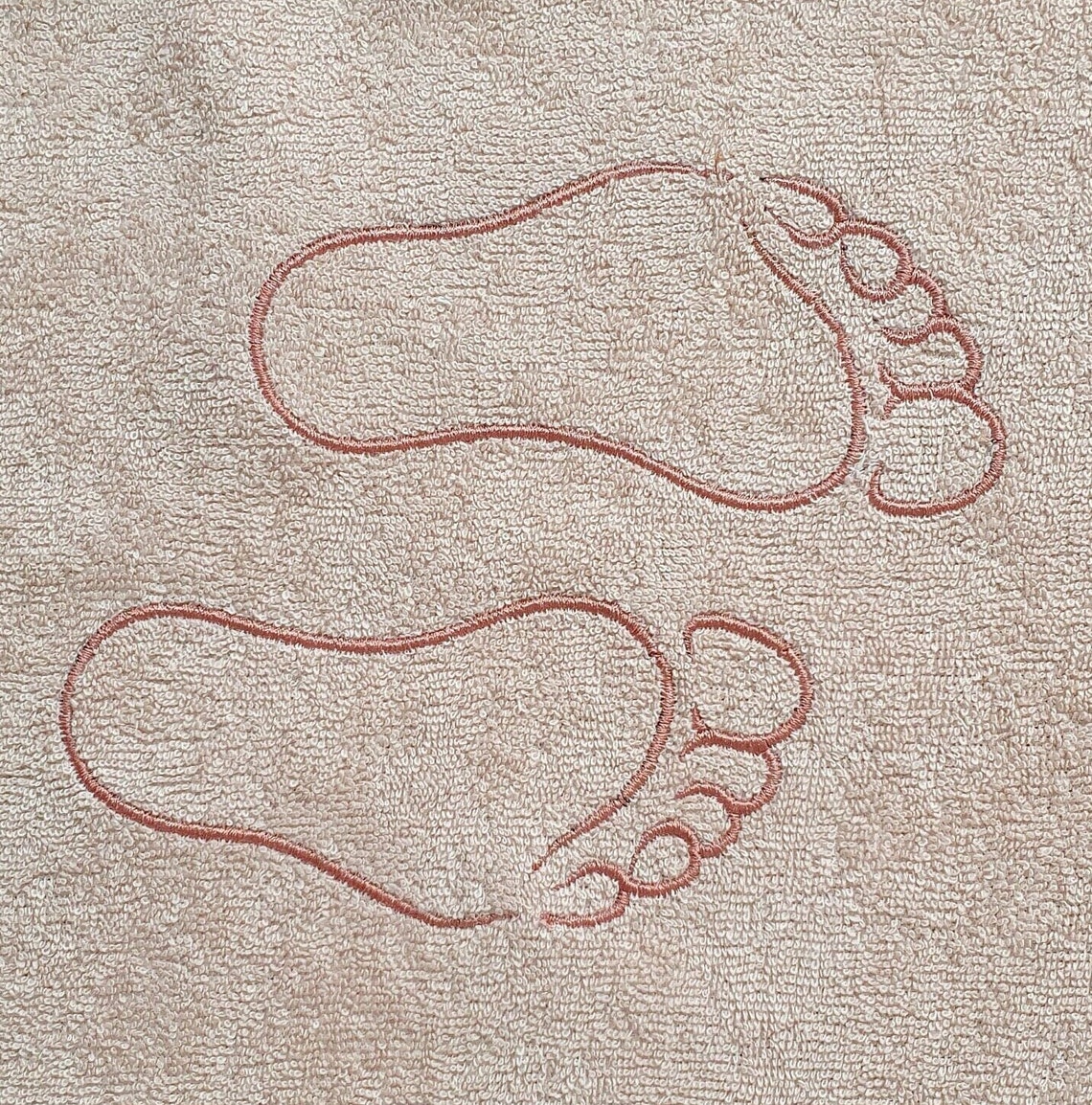 Machine Embroidery Design "footprints" - Etsy