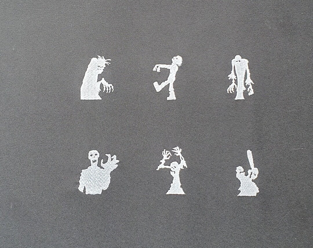 Zombie Machine Embroidery Design - Etsy
