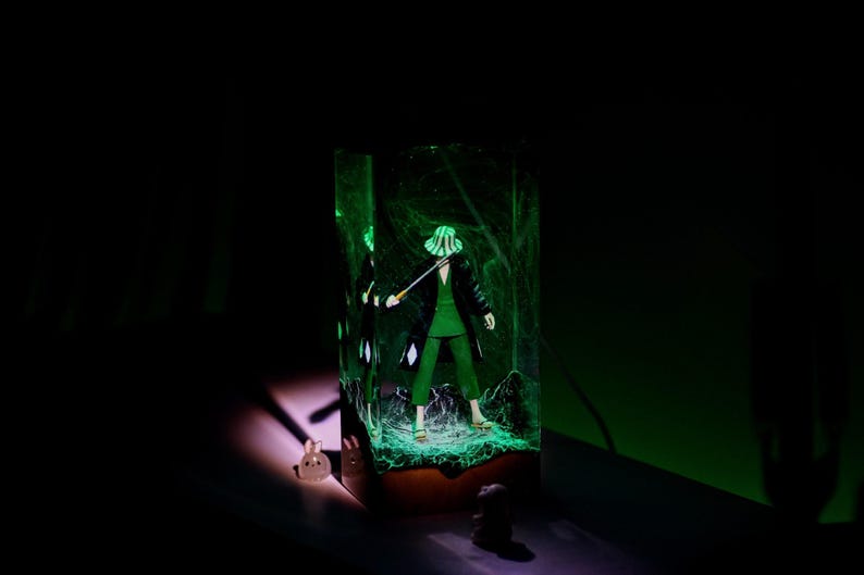 Custom Kisuke U.raha.ra, Anime Night Light, Gift for Wibu, Epoxy Resin ...