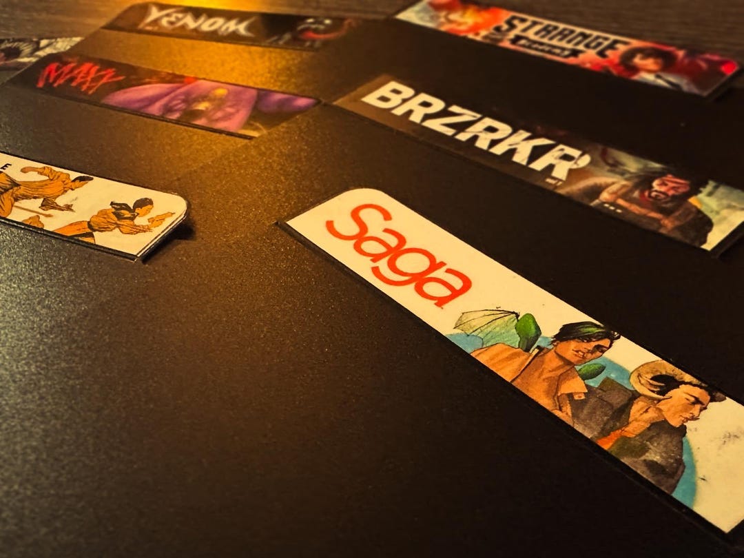 26 Custom Comic Divider Sticker Graphics - Digital Download for DIY ...