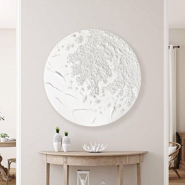 Round Art for Wall - Etsy