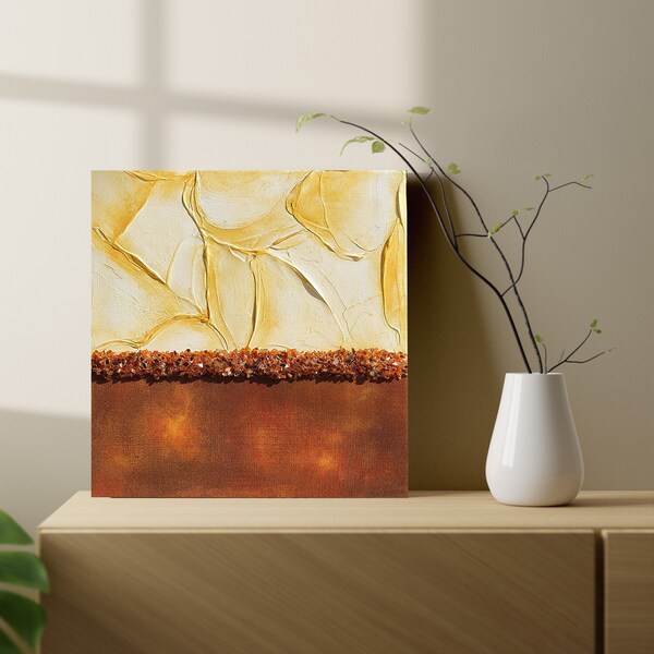 Abstract Painting Blue Rust - Etsy