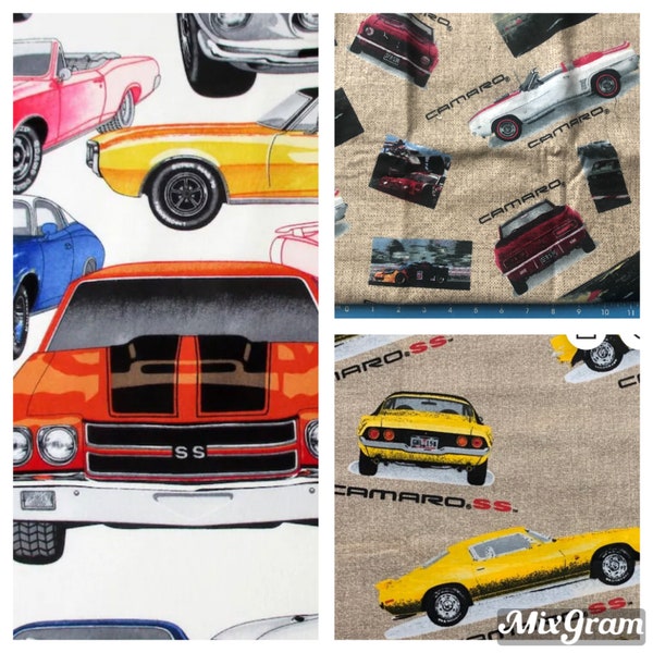 Muscle Car Fabric - Etsy