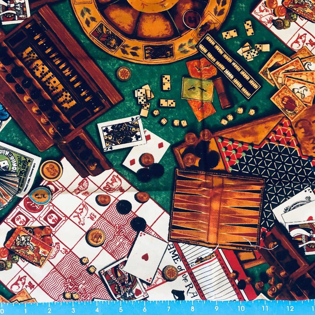 Fabric Game Room Cotton Fabric Man Cave by Robert Kaufman Fabrics - Etsy