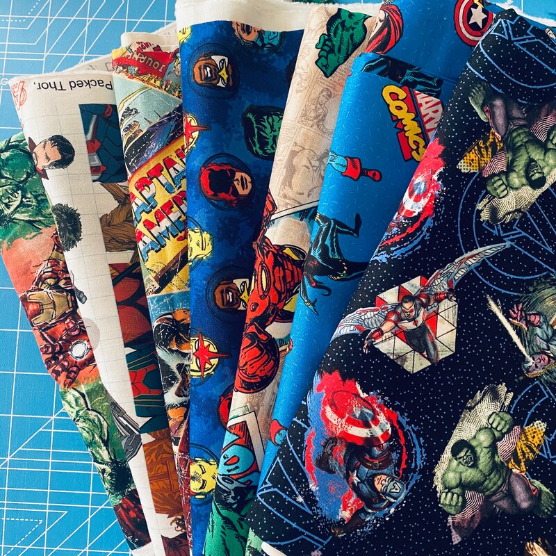 Super Hero Fabric - Etsy