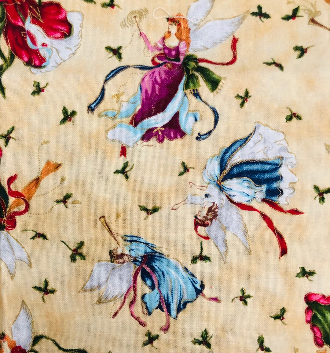 Fabric Angels Cotton Fabric Joy of the World Angels Christmas Fabric - Etsy