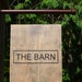 The Barn Custom Two-Sided Barnboard Sign Custom Rusted Iron | Etsy
