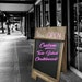 2-sided Custom Chalkboard Sandwich Board A-frame Sidewalk Sign Event ...