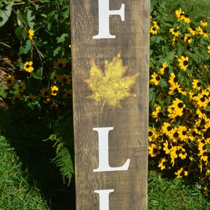 Barn Board Sign Fall Barn Board Sign Rustic Painted Wooden Sign Autumn ...
