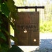 The Barn Two-sided Barnboard Sign Custom Rusted Iron Hanging Bracket ...