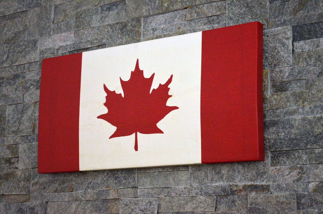 Canadian Flag, Wooden Canada Flag, Custom Wooden Canadian Flag, Canada ...