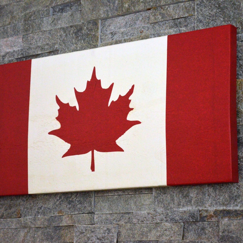 Wooden Canadian Flag - Etsy Canada