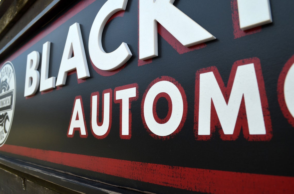 Garage Signage Acrylic and Wood 3-layer Sign Automotive - Etsy Canada