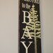 Welcome to the Bay Rustic Wood Sign Rustic Wooden Sign Cottage Sign ...