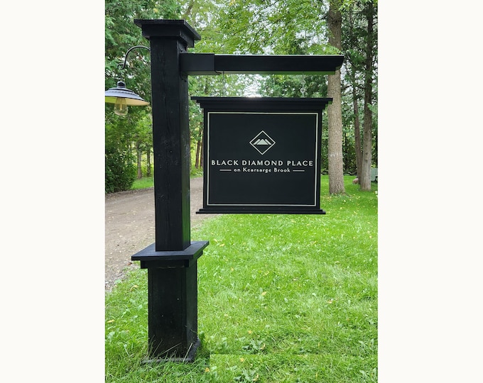 Curb Appeal! Estate Sign Driveway Sign Custom Road Sign Address Marker ...