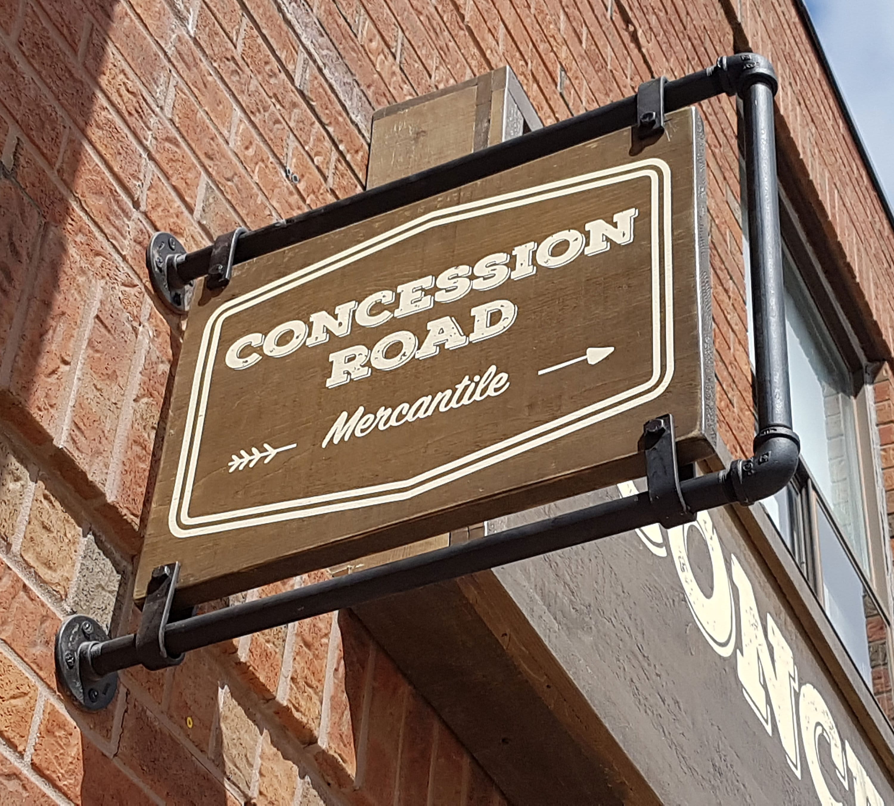 Custom Two-sided Blade Sign Custom Iron Hanging Bracket - Etsy Canada