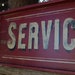 Service Station Sign Painted Rustic Wood Sign Mancave Art Garage Sign ...