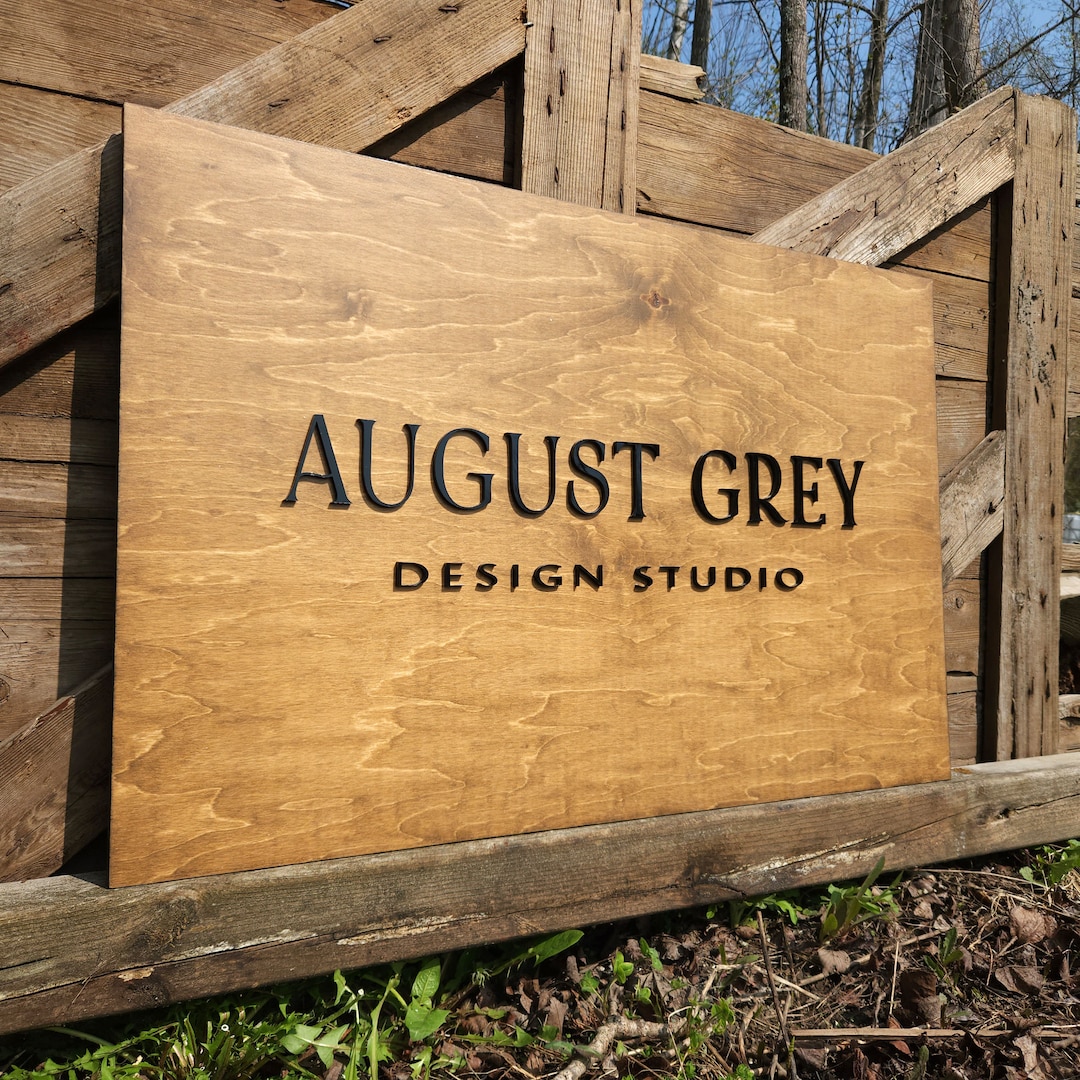 Custom Blade Sign 2-sided Estate Sign / Business Sign / Farm Sign ...