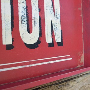 Service Station Sign Painted Rustic Wood Sign Mancave Art Garage Sign ...