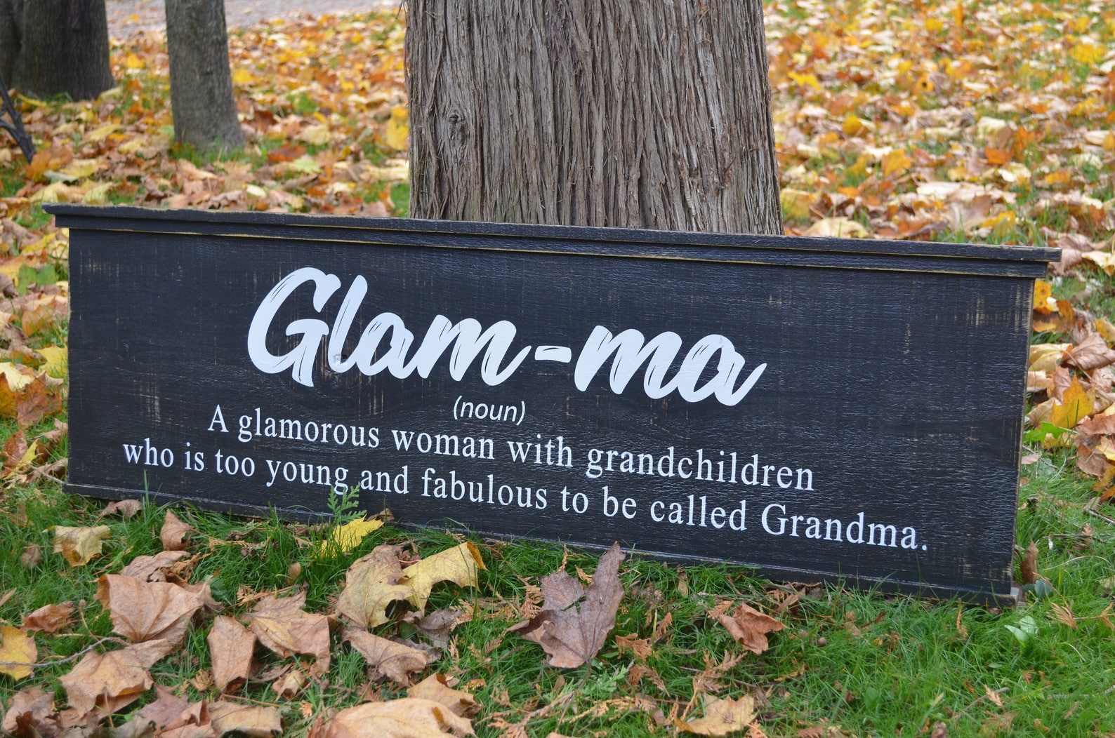 Barnboard Painted Sign Glamma Sign Rustic Sign Painted Sign | Etsy