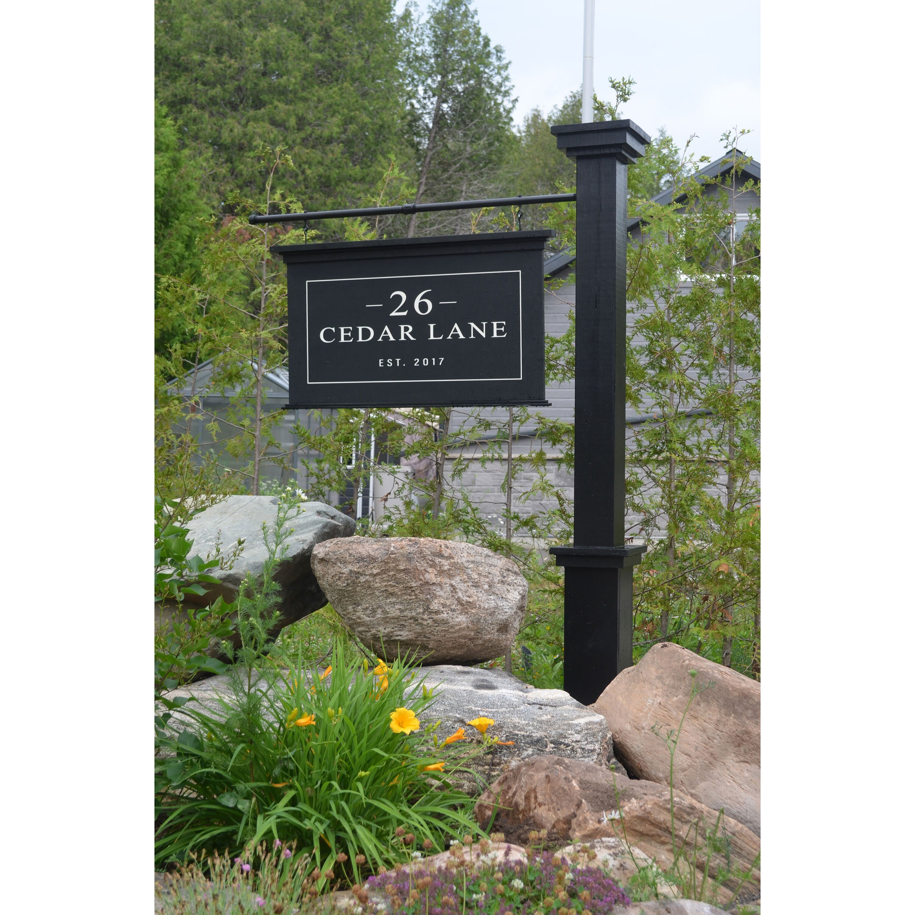 Custom Estate Signage Painted Wood Sign Storefront Signage - Etsy