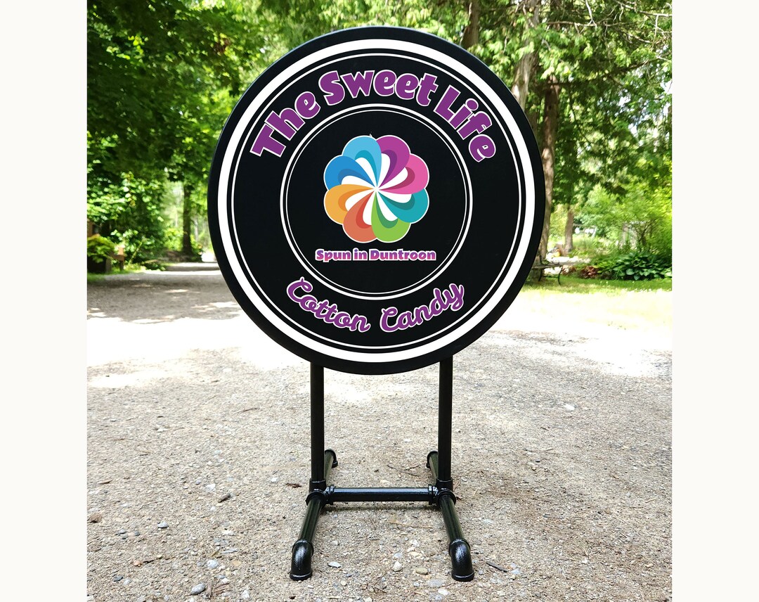 Sandwich Board 2-sided Custom Curb Hugger Portable Sign Sidewalk Sign Business Sign Market Sign ...